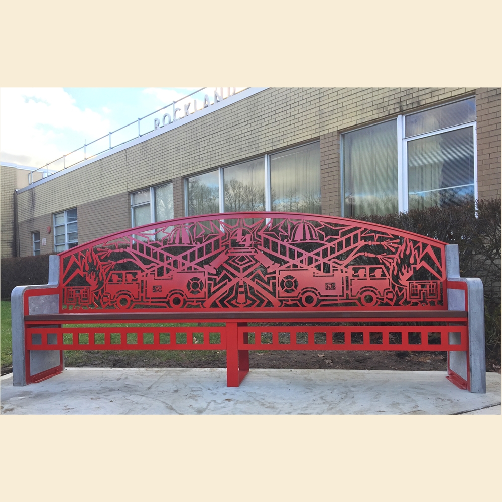 Rockland Fire Training Center Art Benches
